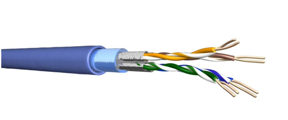 PRYSMIAN Copper Cable Cat6A | F/FTP | B2Ca | Blue | 500m Drum — Comms ...