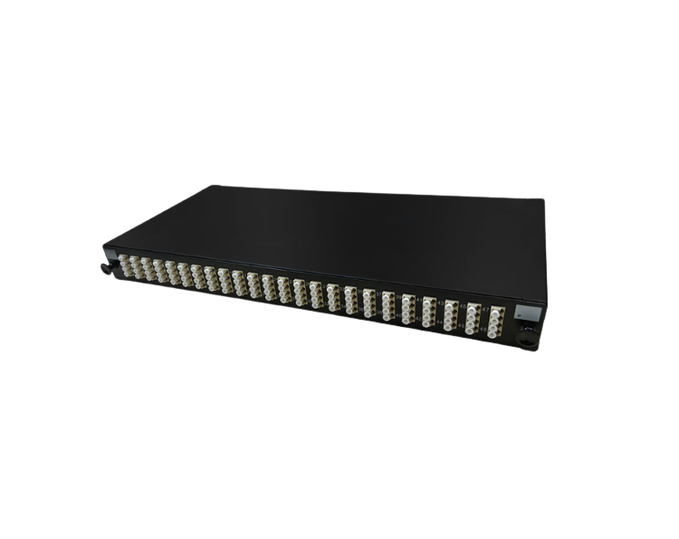PRYSMIAN Fibre LC Panel | Multi Mode | 96 Way | 1U | 24 x Quad Beige A ...